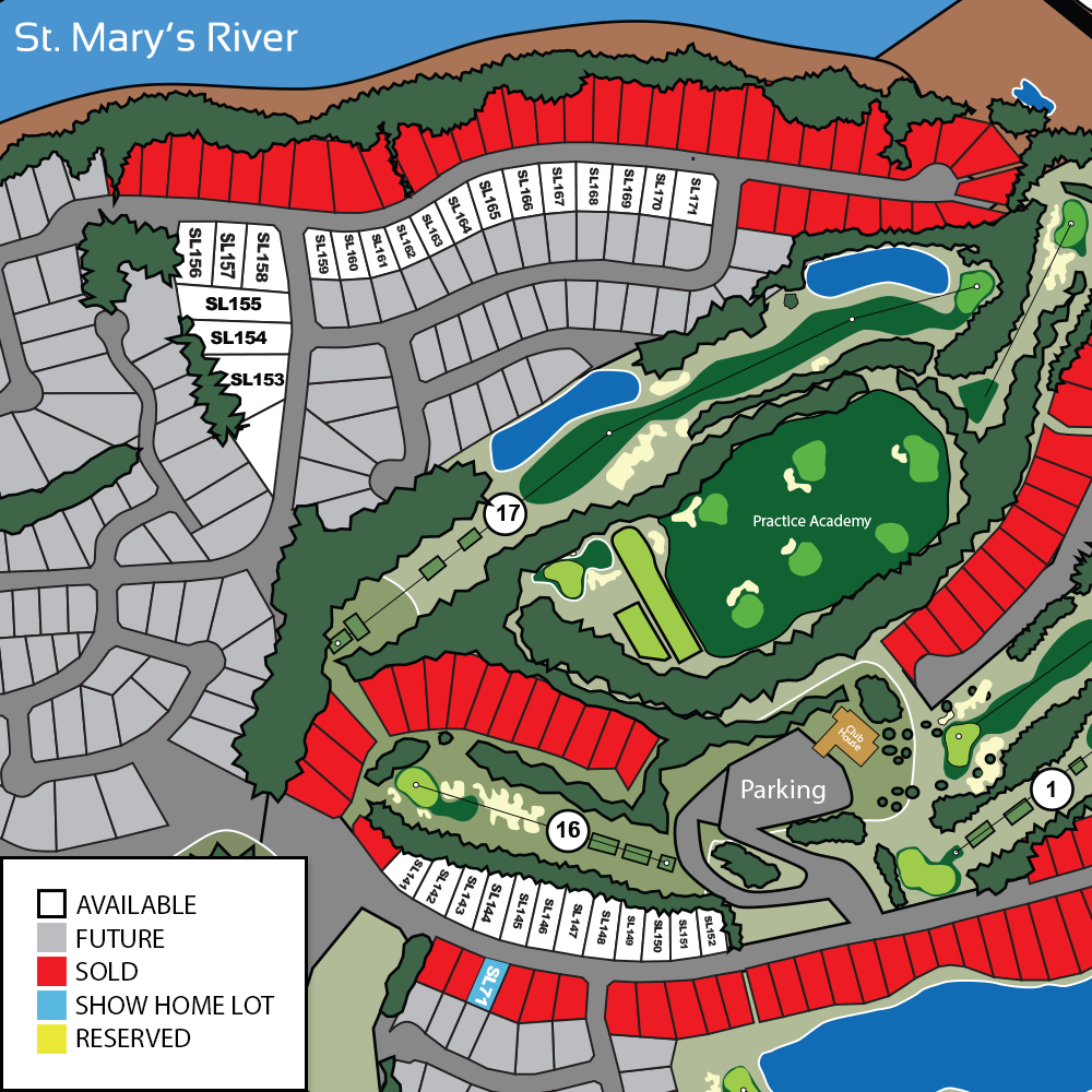Lot Availability - Residences At Shadow Mountain
