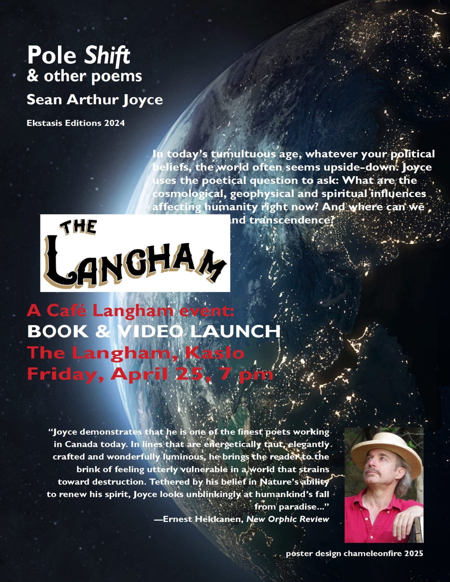 Pole Shift – Poetry Launch with Sean Arthur Joyce - West Kootenay ...
